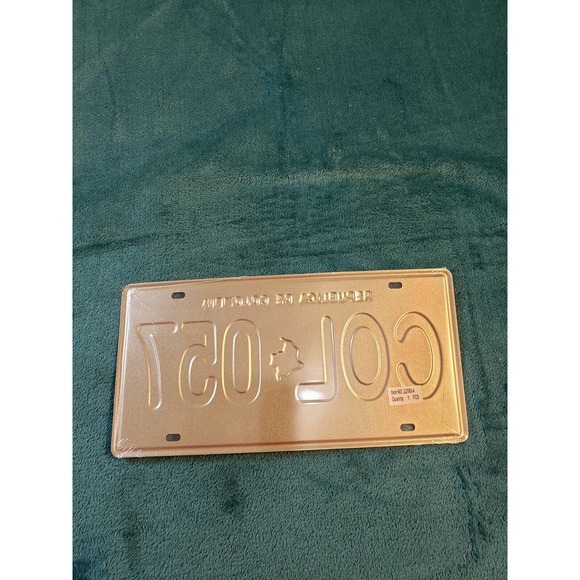 Unbranded | Wall Decor | Colombia License Plate Republica De Colombia ...